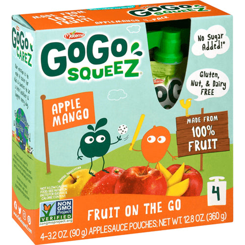 GOGO SQUEEZ MANGO APPLE SAUCE STAGE 4 / 12.8 OZ – Brooklyn Fare