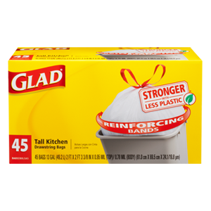GLAD TALL KIT STRONG BAGS / 45 CT – Brooklyn Fare